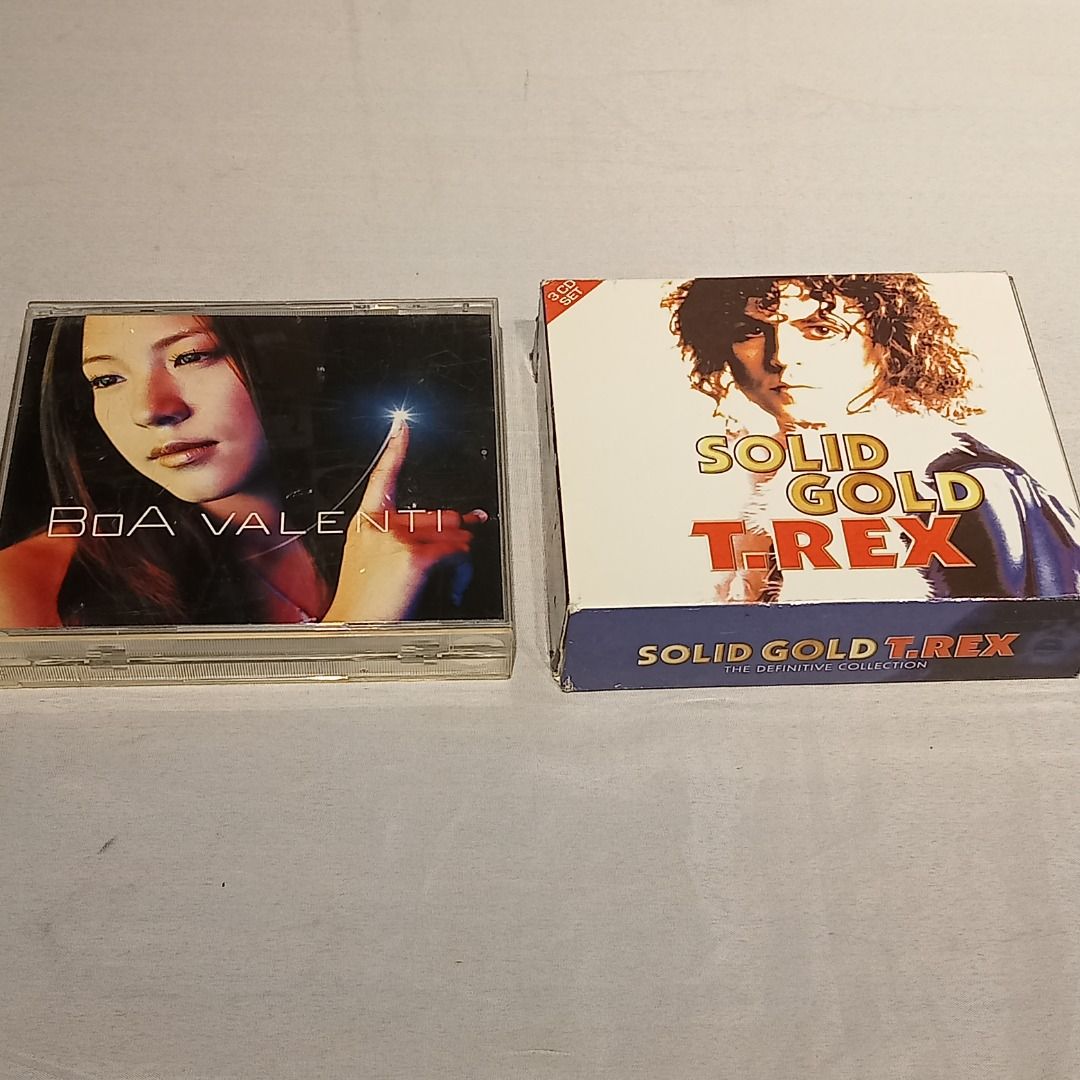 BOA Valenti CD+DVD & Solid Gold T. Rex 3 disc set @ 345 each, Hobbies ...