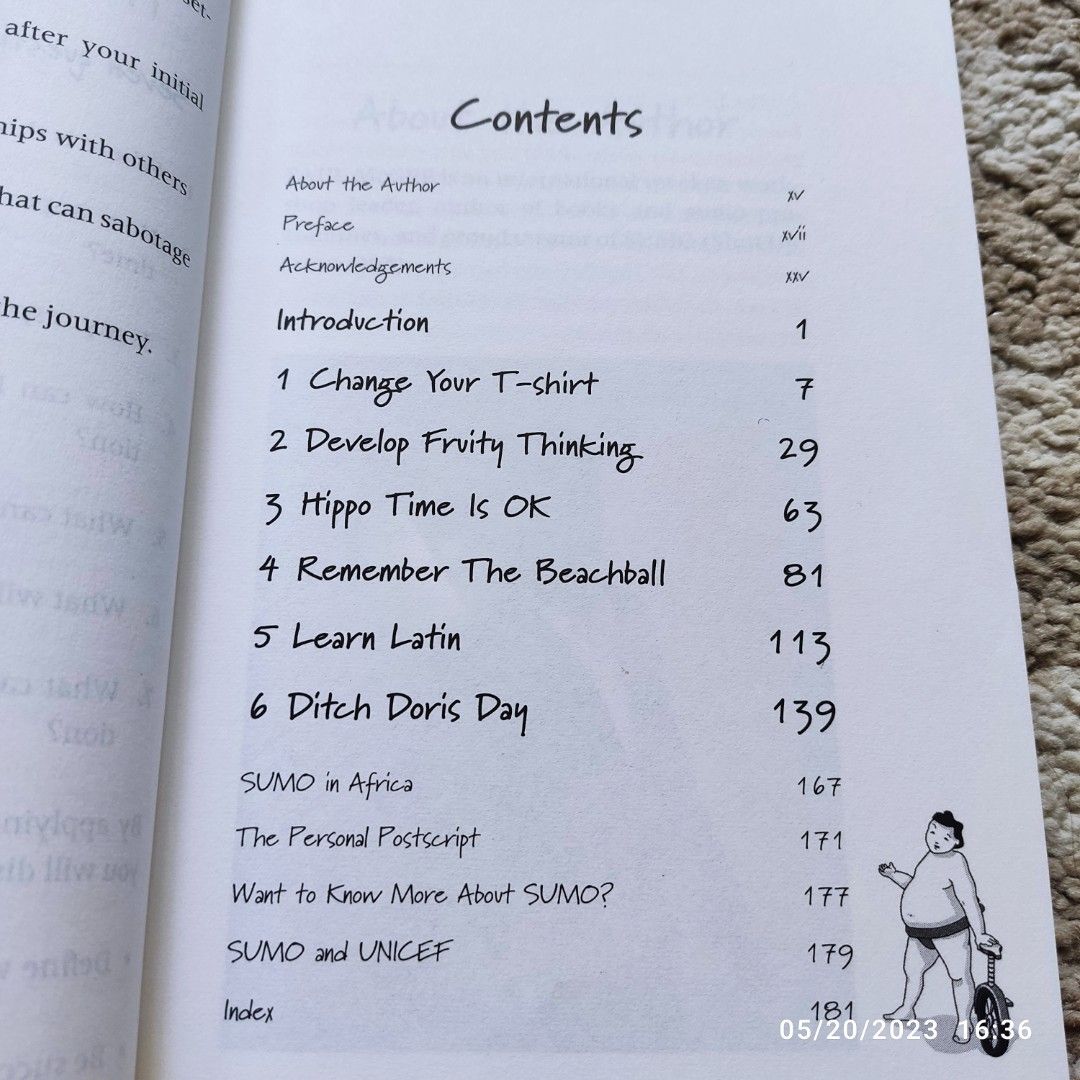 Book - SUMO by Paul McGee, Hobbies & Toys, Books & Magazines, Fiction ...