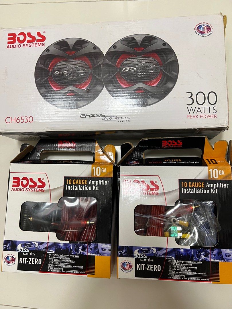 Boss Audio system set, Car Accessories, Accessories on Carousell
