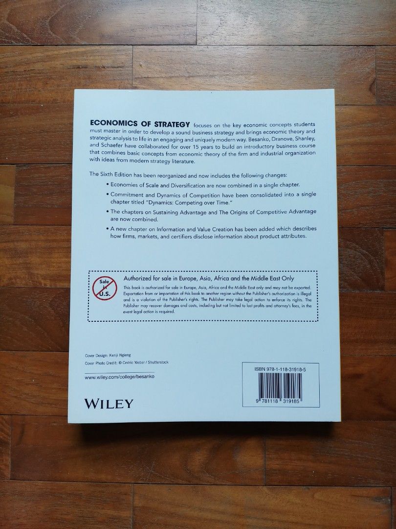 [brand new] Economics of Strategy, by David Besanko, David Dranove ...