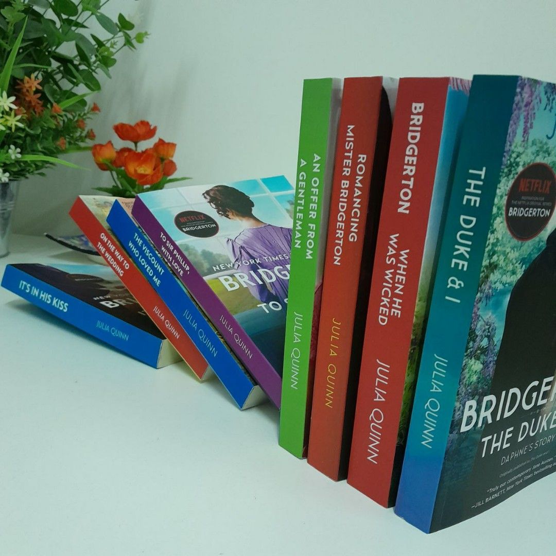 Bridgertons (8 book series) The Duke and I, The Viscount Who Loved Me ...