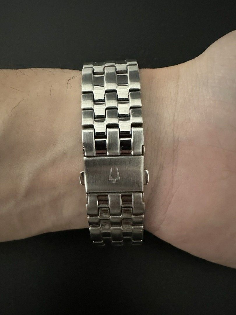 Bulova Blue Dial Day Date Watch Model: 98C129 Movement: Quartz 40mm ...