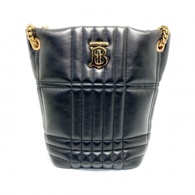 Burberry Lola Bucket Bag in Black Smooth Calfskin Leather, Luxury, Bags & Wallets on Carousell