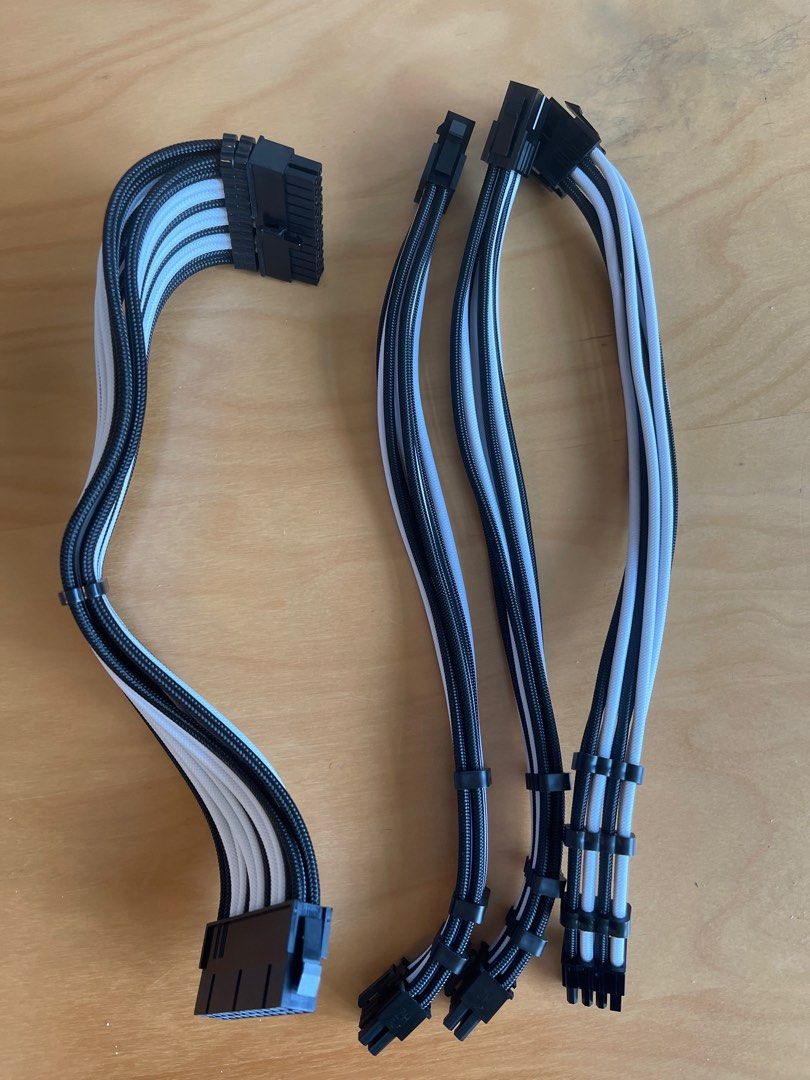 CableMod Mesh Cable Set (24 pin & 3 8 pin), Computers & Tech, Parts ...