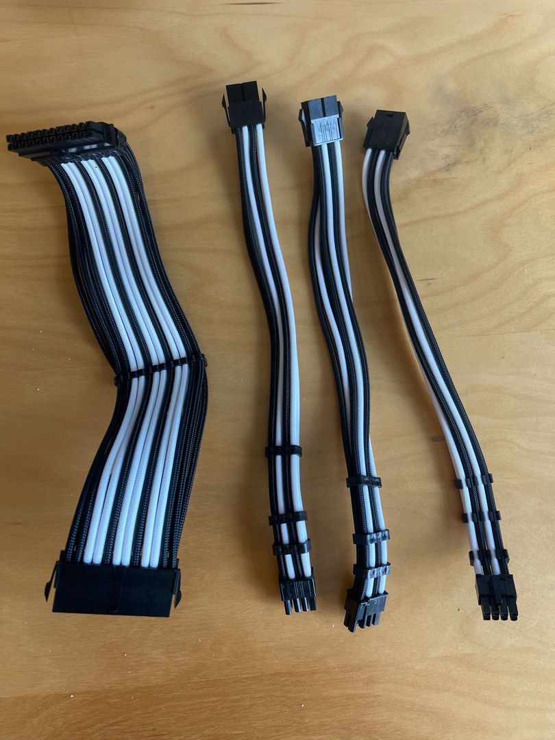 CableMod Mesh Cable Set (24 pin & 3 8 pin), Computers & Tech, Parts ...