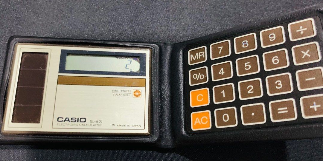 Casio 8 Digit Vintage Electronic Calculator (SL-8), Hobbies & Toys ...