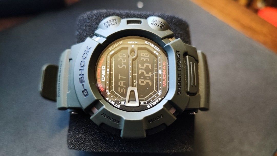 Casio G-Shock GShock G-9000-3VDR Mudman Green, Men's Fashion, Watches ...