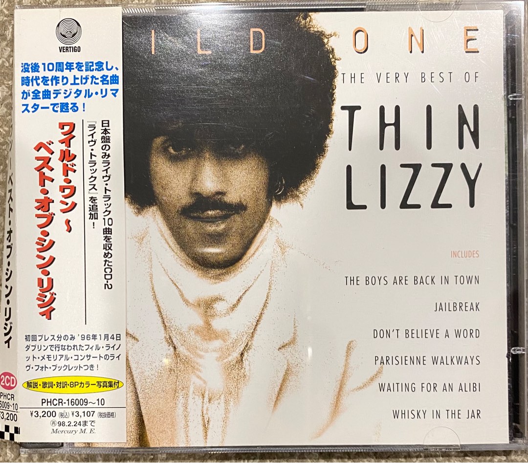 Cd Rock Wild One The Very Best Of Thin Lizzy Double Cd Japan