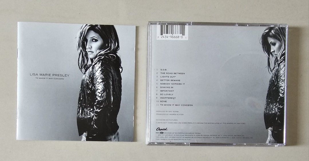 CD,Lisa Marie Presley-To Whom It May Concern,Kylie Minogue,Lady Gaga ...