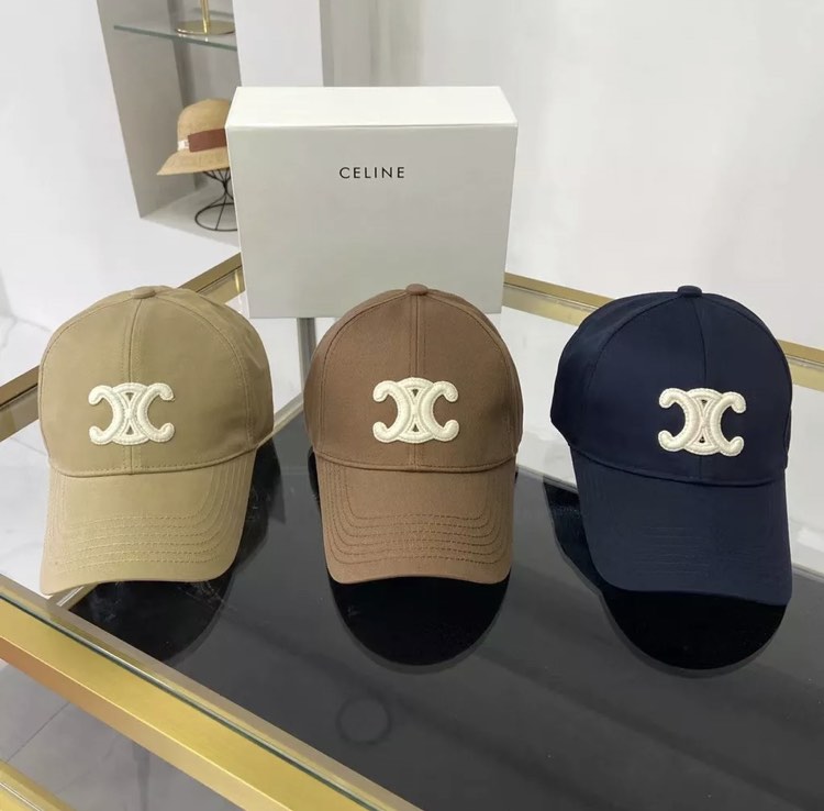 Celine triomphe luxury cap hat pre order, Women's Fashion, Watches ...