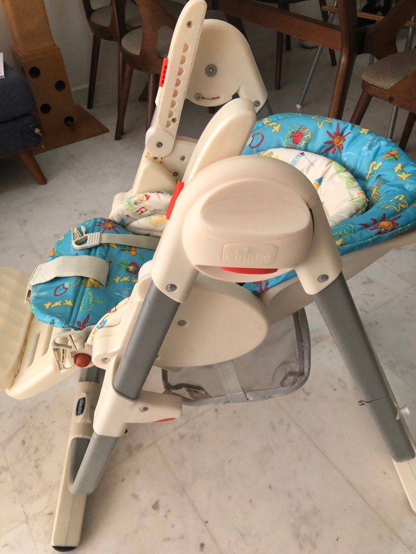 Chicco Polly Magic high chair / play centre., Babies & Kids, Nursing ...