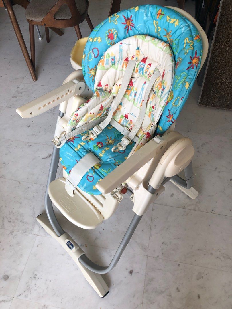 Chicco Polly Magic high chair / play centre., Babies & Kids, Nursing ...