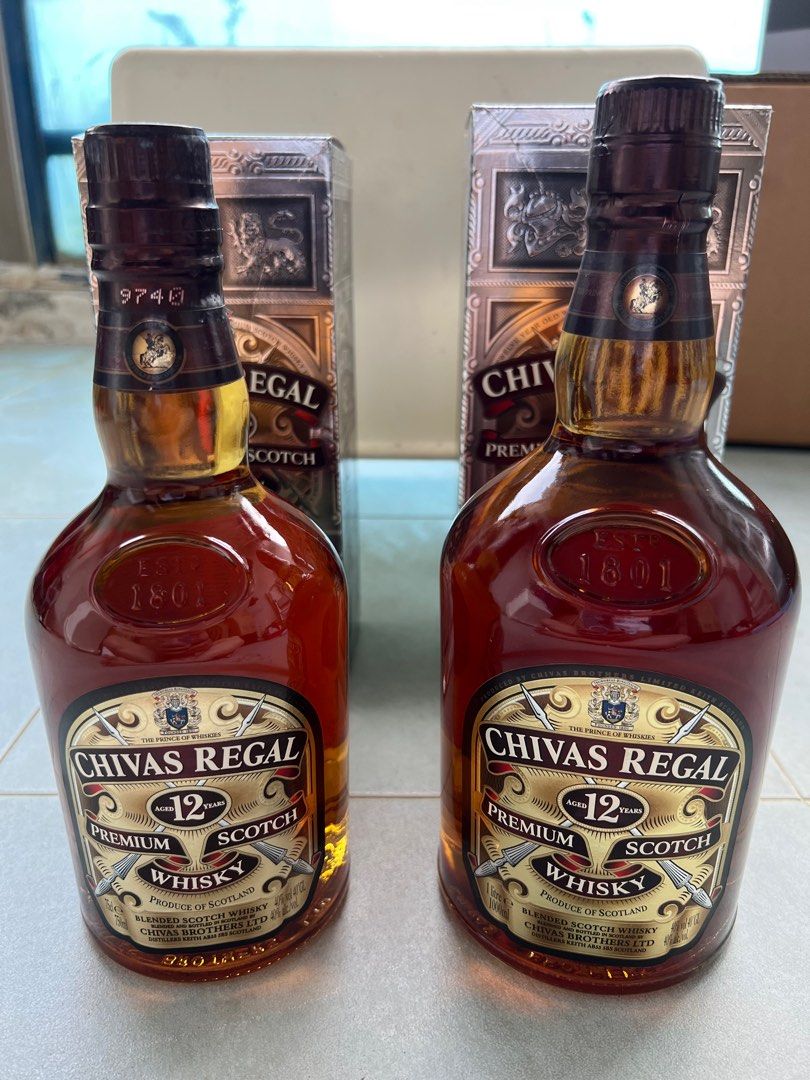 Chivas Regal 12 Years, Food & Drinks, Alcoholic Beverages on Carousell