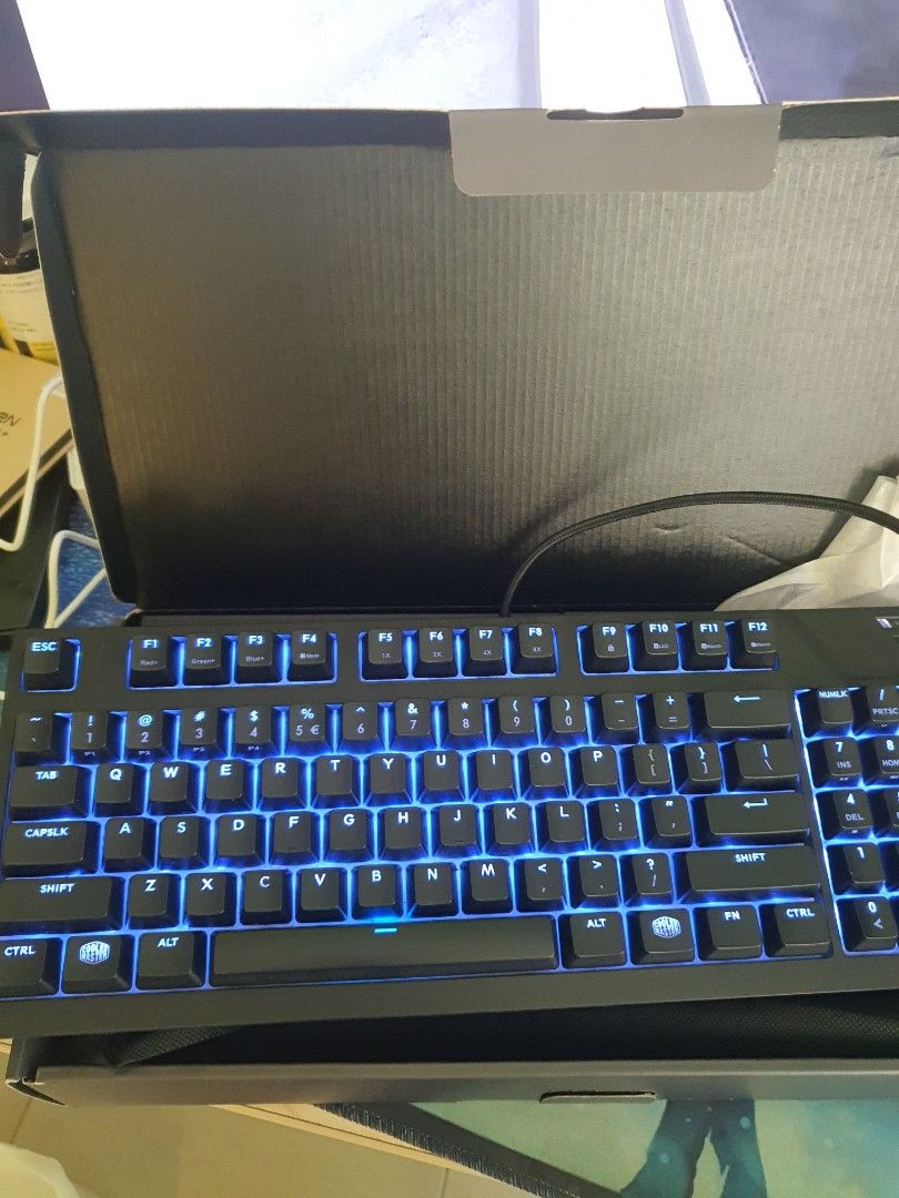 CM Masterkeys Pro M Cherry Mx Blue switched, Computers & Tech, Parts ...