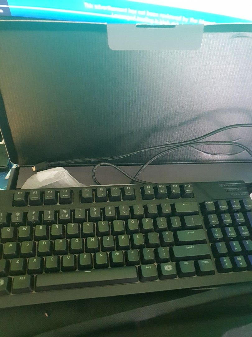 CM Masterkeys Pro M Cherry Mx Blue switched, Computers & Tech, Parts ...