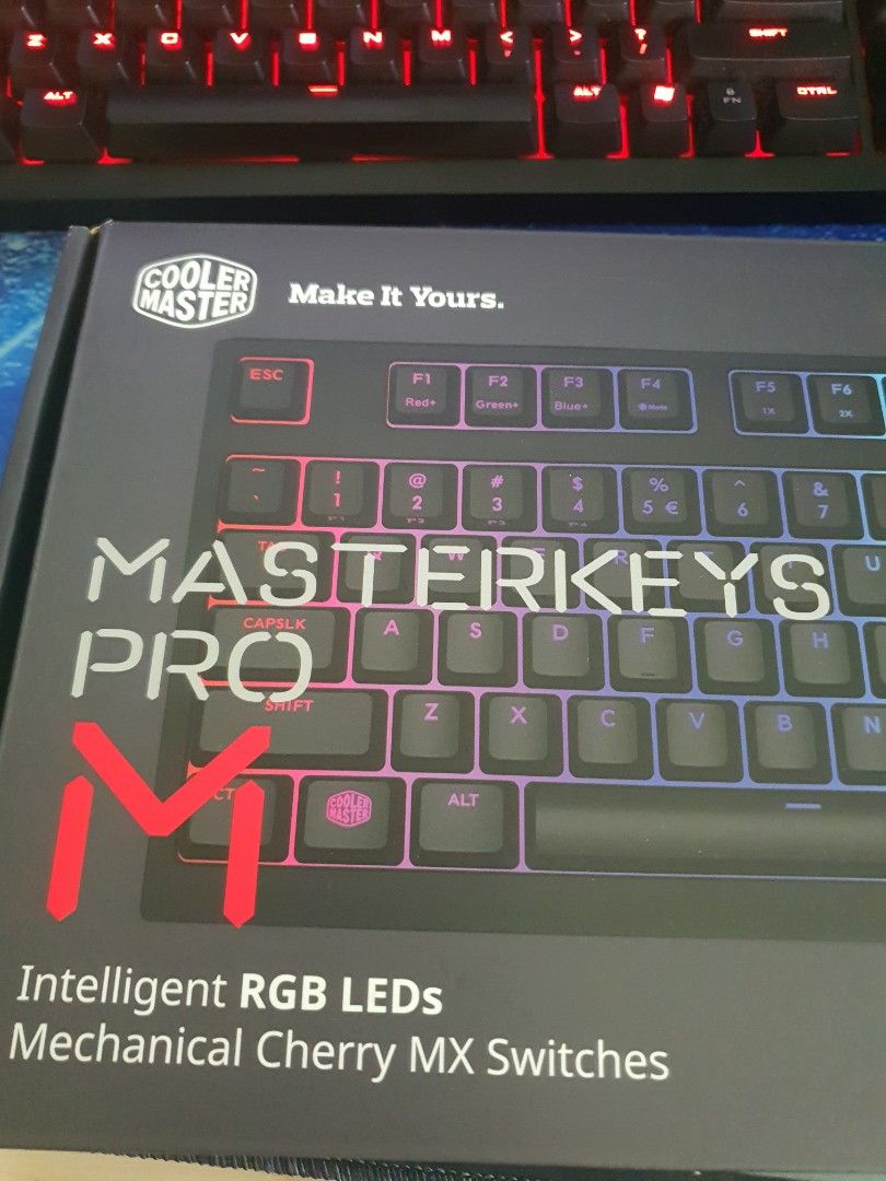 CM Masterkeys Pro M Cherry Mx Blue switched, Computers & Tech, Parts & Accessories, Computer ...