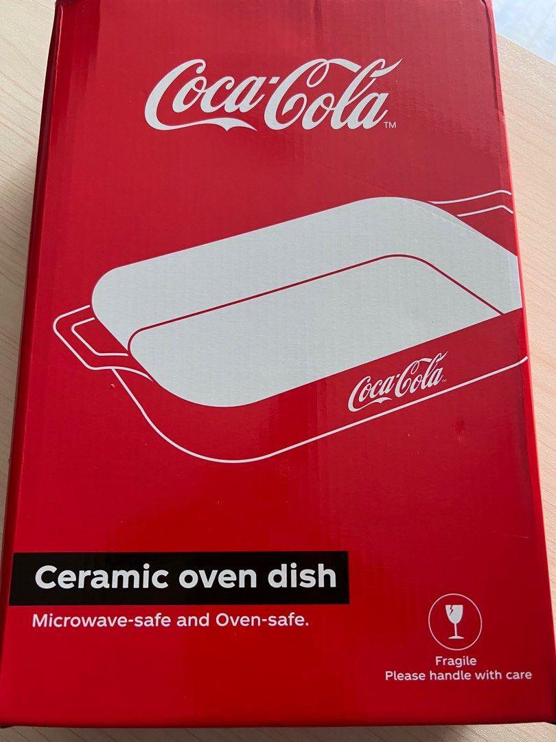 Coca Cola ceramic oven dish, Furniture & Home Living, Kitchenware ...