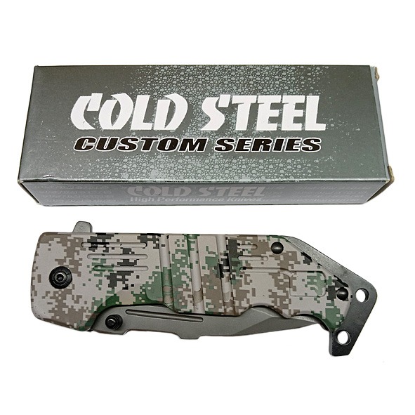 Cold Steel Custom Series DA89 Titanium Plated Defence Folding Pocket ...