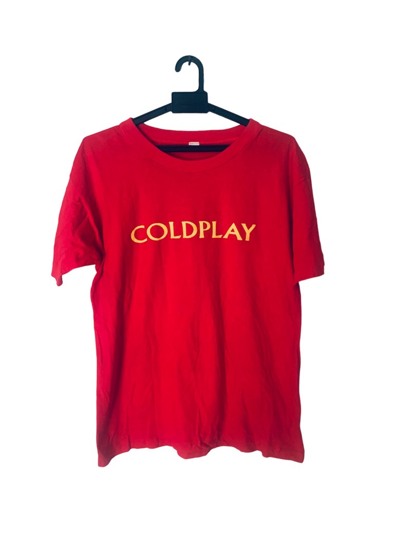 Coldplay Custom Hand Print, Men's Fashion, Tops & Sets, Tshirts & Polo ...