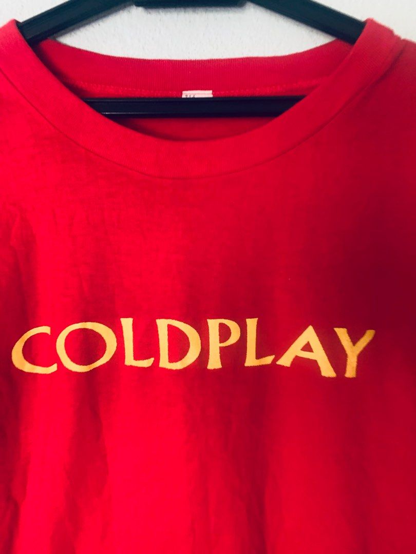 Coldplay Custom Hand Print, Men's Fashion, Tops & Sets, Tshirts & Polo ...