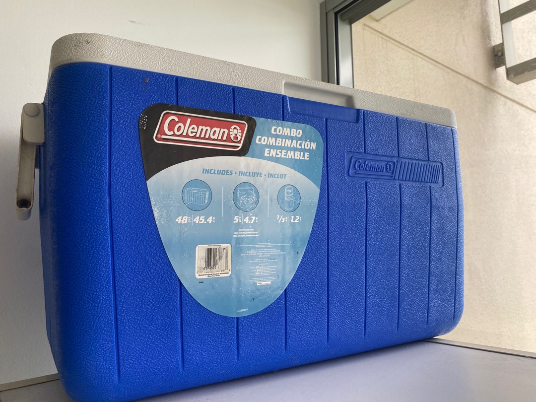 Coleman Cooler Box - 45.4 ltr, Sports Equipment, Hiking & Camping on ...