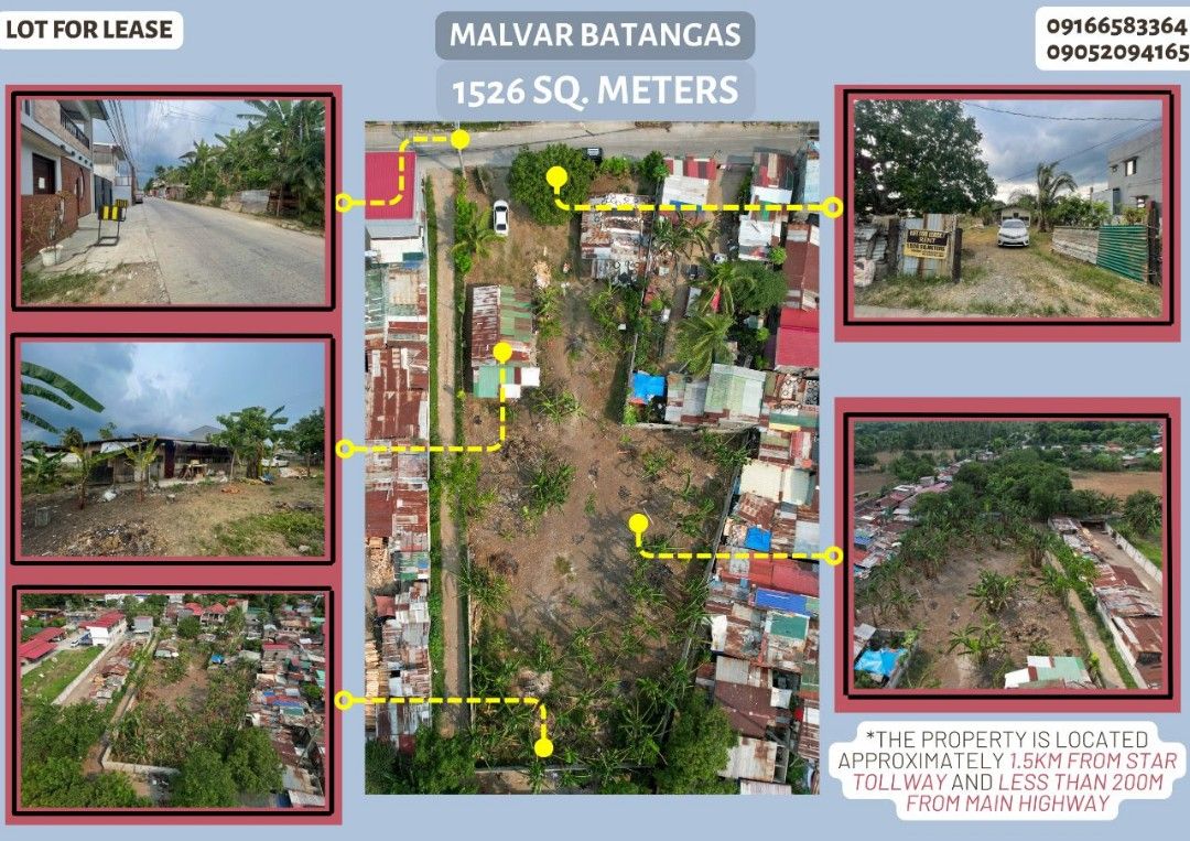 Commercial Lot for Lease/Rent 1,526 sqm in Poblacion San Pioquinto ...