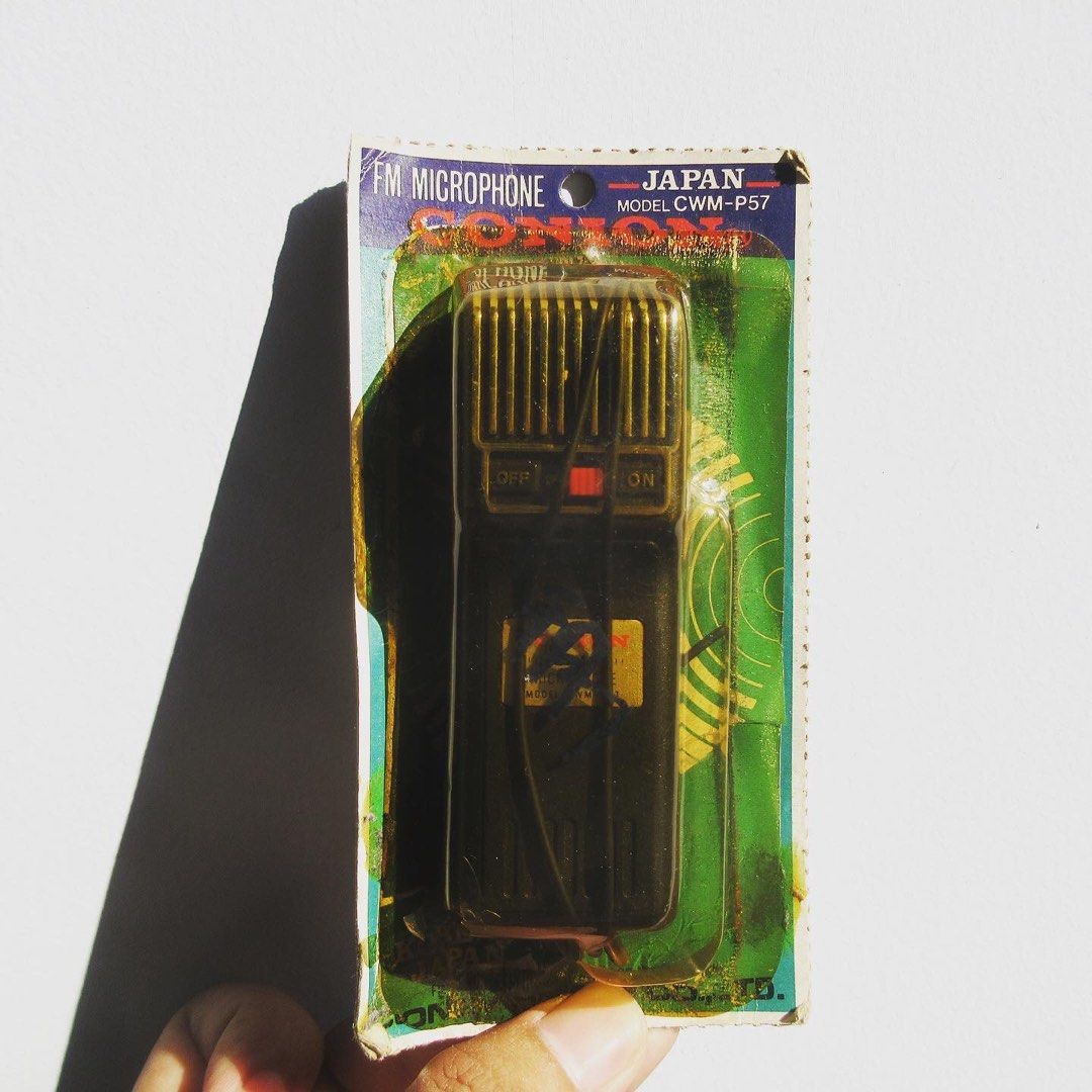 Conion FM Microphone Model CWM-P57 Nos Never worn Year 1975, Musik ...