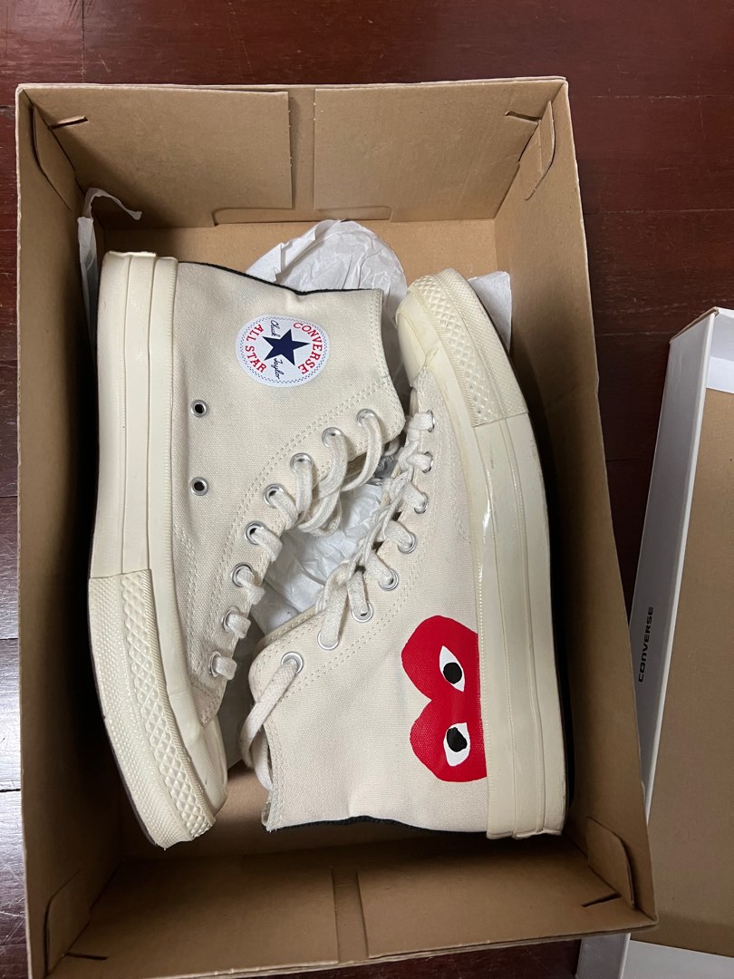 Converse CDG, Men's Fashion, Footwear, Sneakers on Carousell