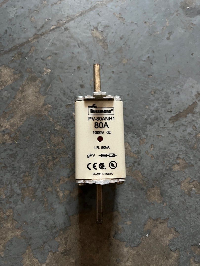 Copper Bussmann semiconductor 80A Fuse 1000V, TV & Home Appliances ...