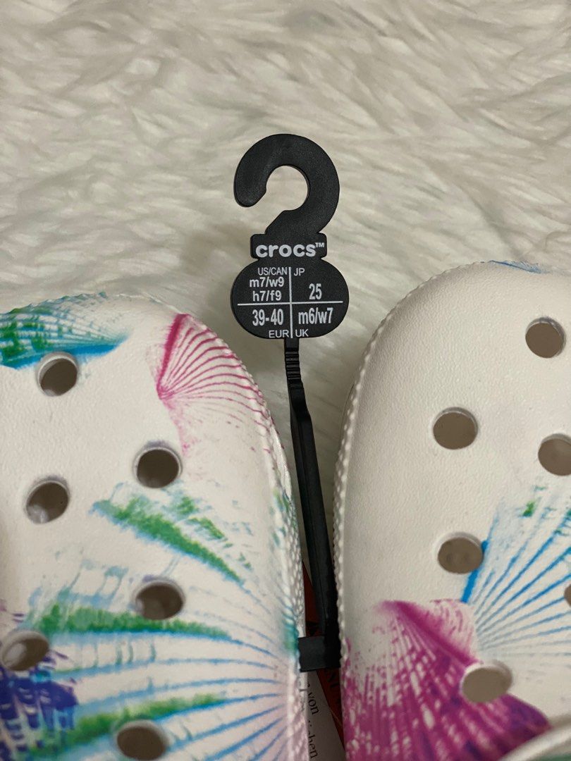 Crocs Classic Cyber Beach Clog, Women's Fashion, Footwear, Slippers and ...