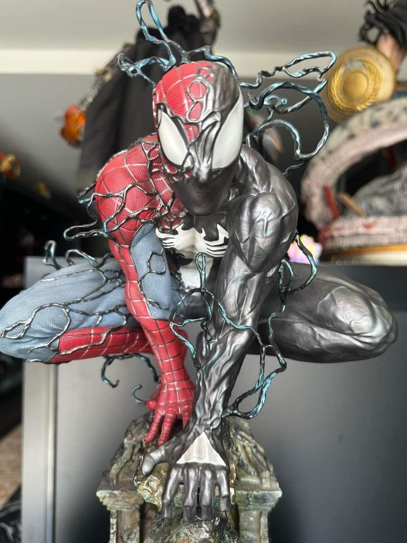 Custom 1/4 scale spiderman symbiote (xm sideshow queens prime 1 ...