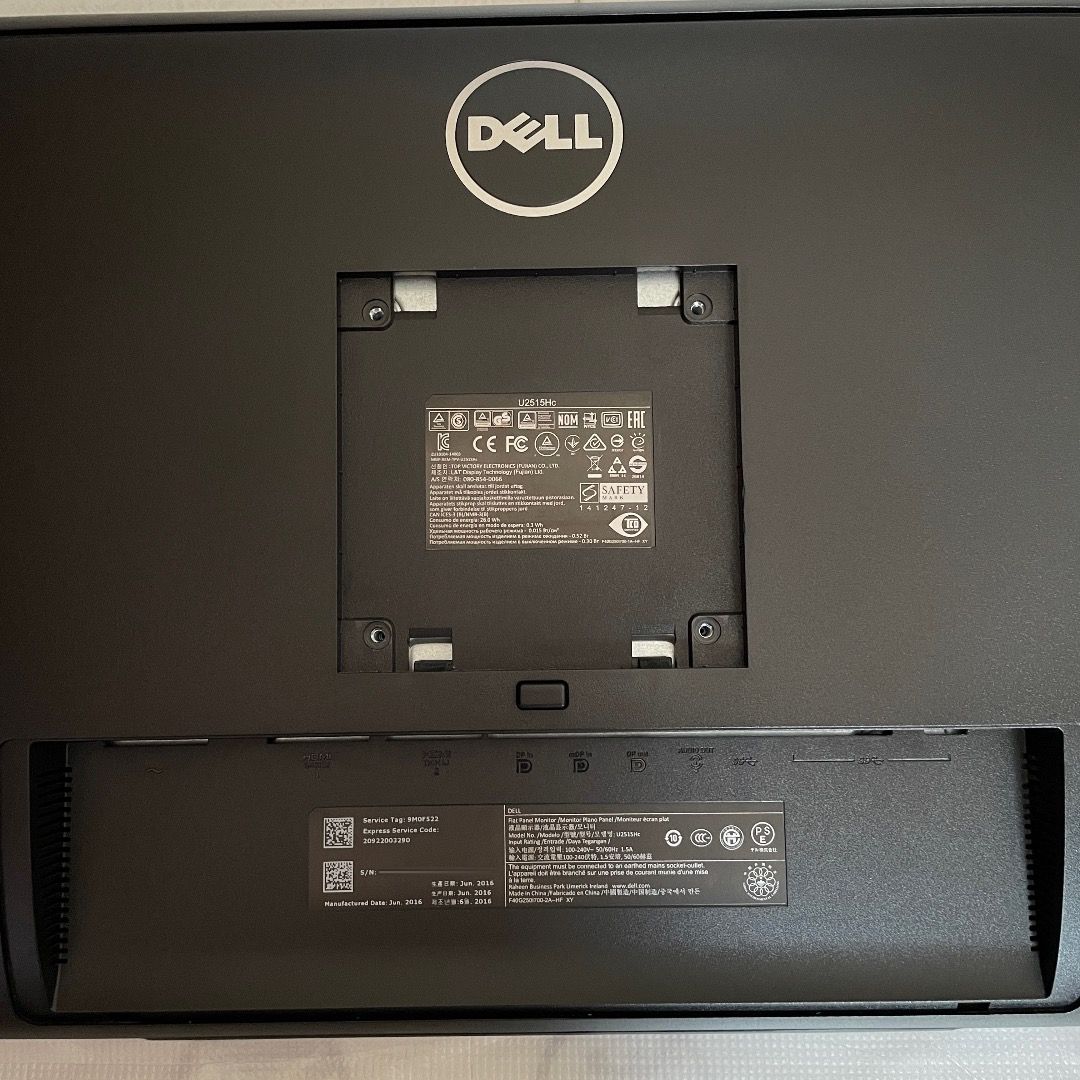 Dell 25" Ultrasharp U2515H QHD, Computers & Tech, Parts & Accessories ...