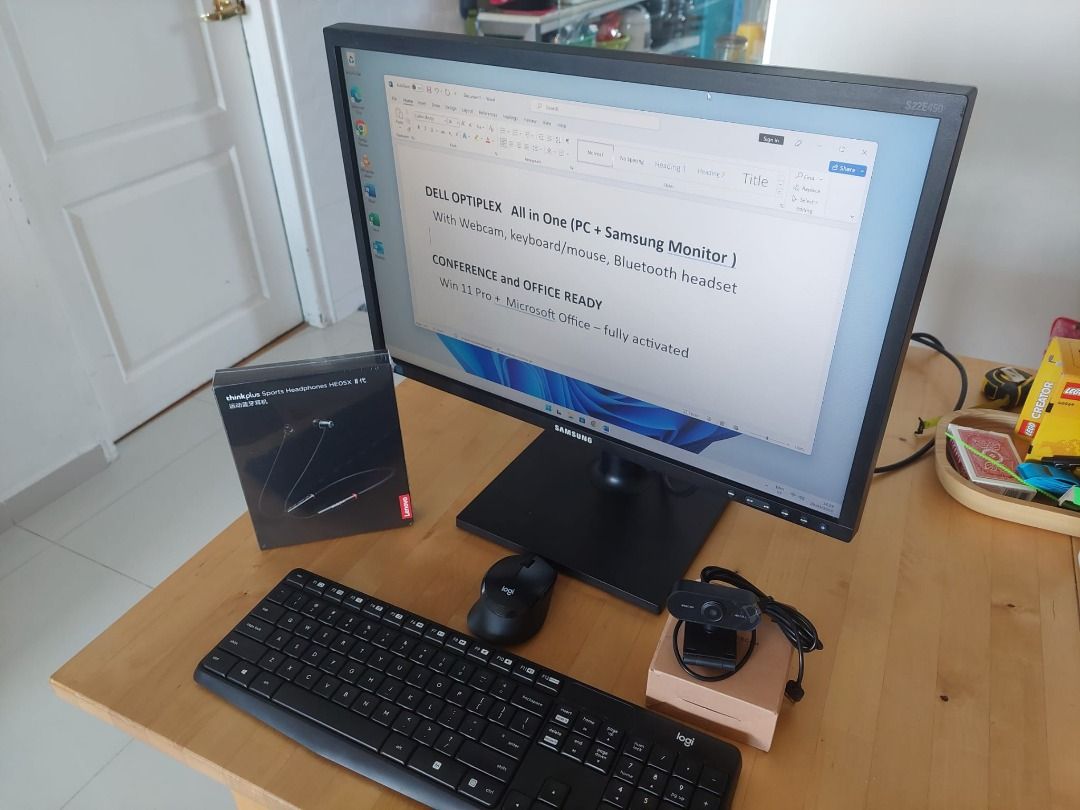 Dell PC with Monitor All in one (complete set, ready to go ...