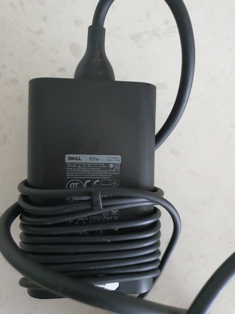 Dell round head 65W power adapter, Computers & Tech, Parts ...