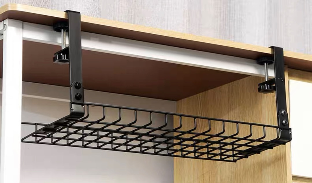 Desk table electrical socket cable and adaptor organiser tray ...