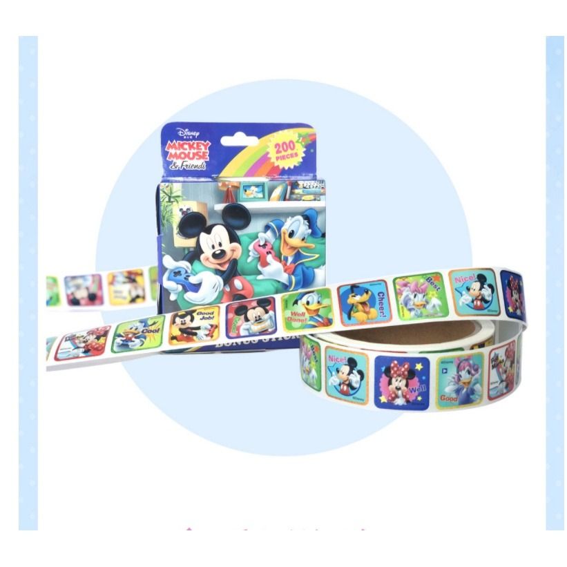 Disney Shiny Roll Roll Sticker Frozen Princess Cartoon Reward Sticker ...