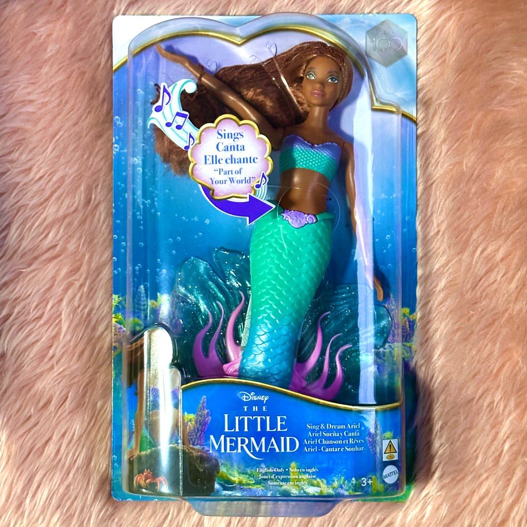 Disney The Little Mermaid Sing & Dream Ariel Fashion Doll, Hobbies ...
