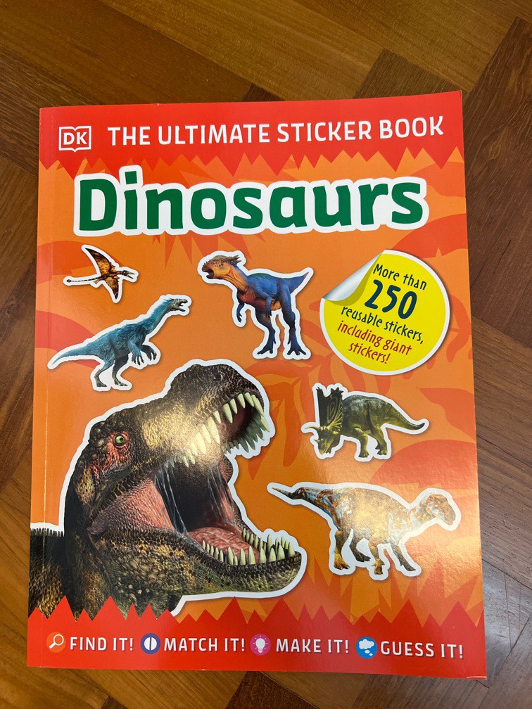 DK Ultimate Dinosaurs Sticker Book, Hobbies & Toys, Books & Magazines ...