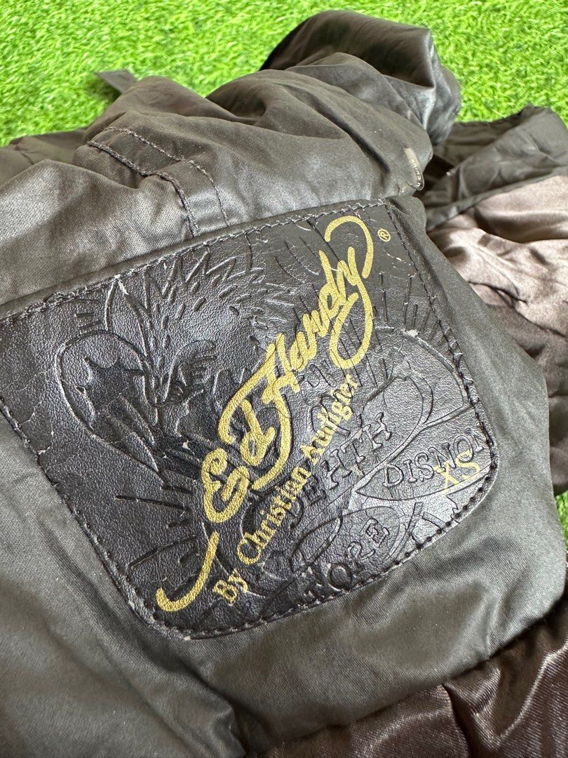 Don Ed Hardy design christian Audigier Trench coat, Women's Fashion ...