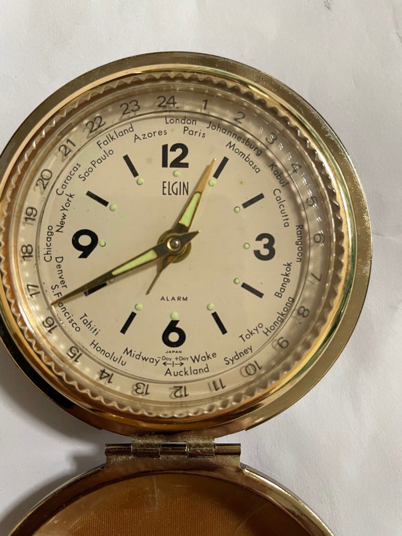 Elgin International Alarm Clock 80mm, Furniture & Home Living, Home ...