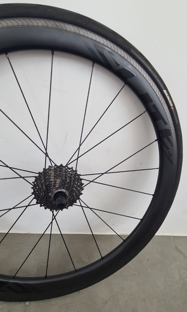 Elite Carbon Wheelset - RAC series (V-brake) 45mm Depth (R11 Hubs ...