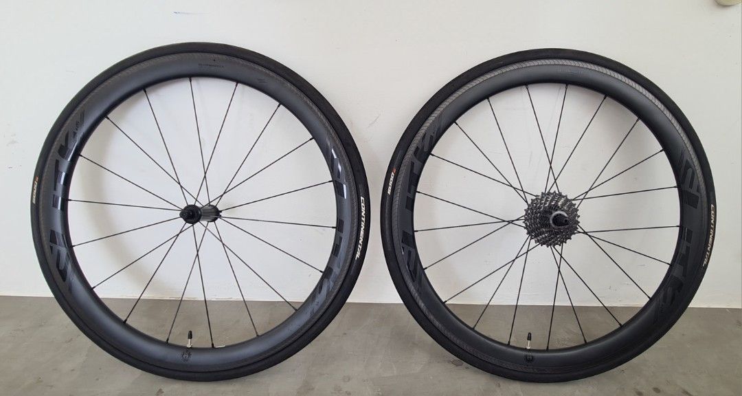 Elite Carbon Wheelset - RAC series (V-brake) 45mm Depth (R11 Hubs ...