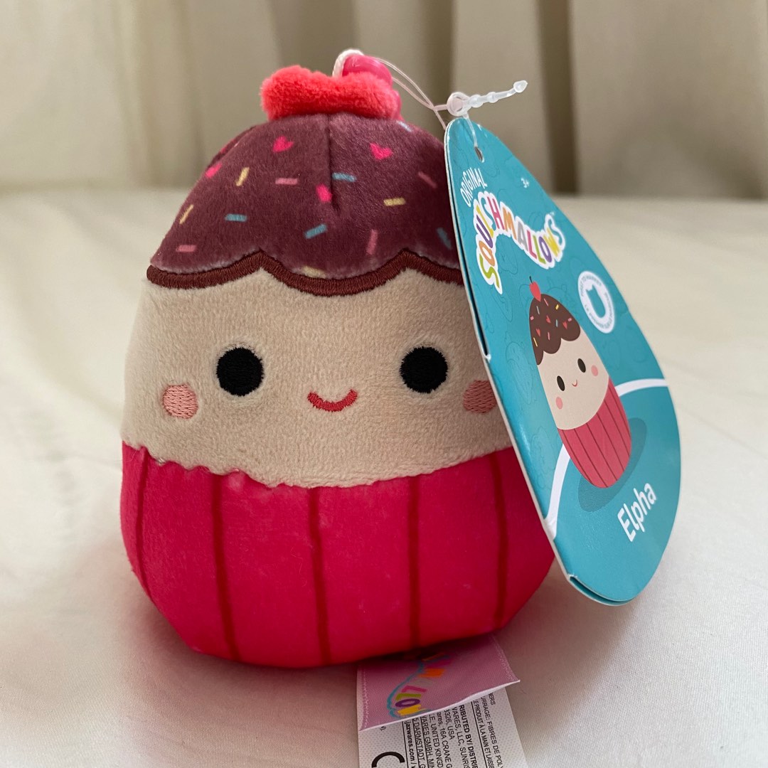 Elpha the Cupcake 3.5" Clip-on Squishmallow, Hobbies & Toys, Toys ...