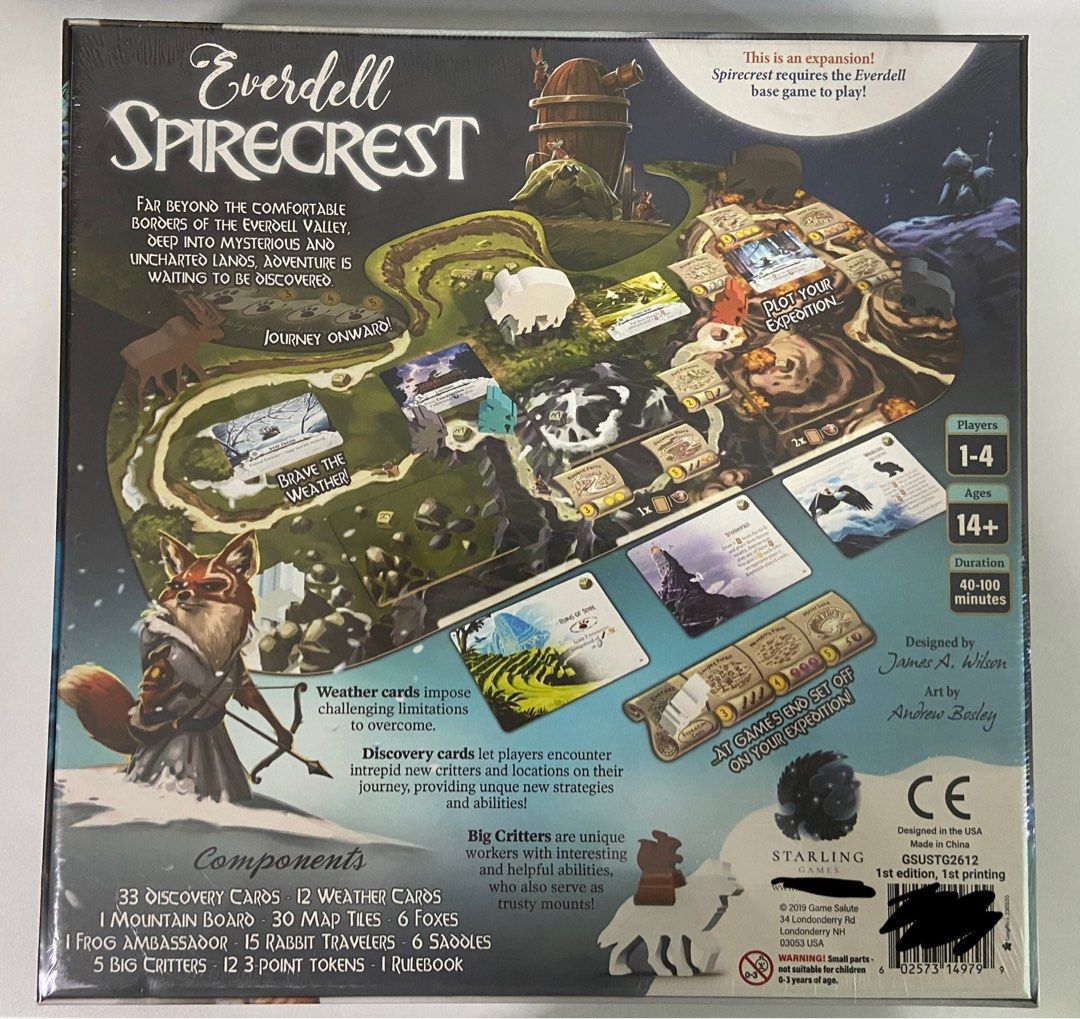 Everdell Spirecrest expansion, Hobbies & Toys, Toys & Games on Carousell