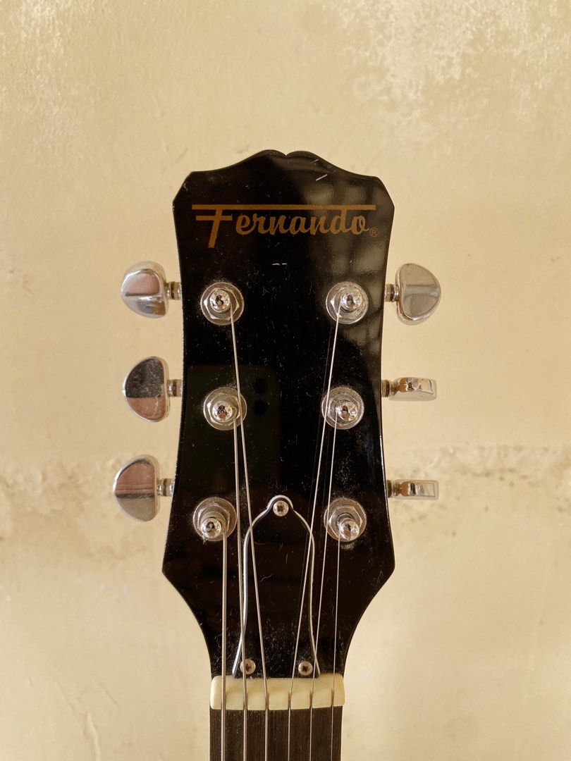 Fernando SLP-1 Electric Guitar LP (Black), Hobbies & Toys, Music ...