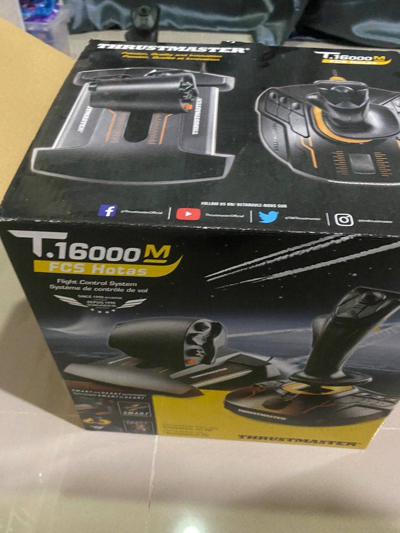 Flight Joystick Thrustmaster T.16000M, Computers & Tech, Parts ...