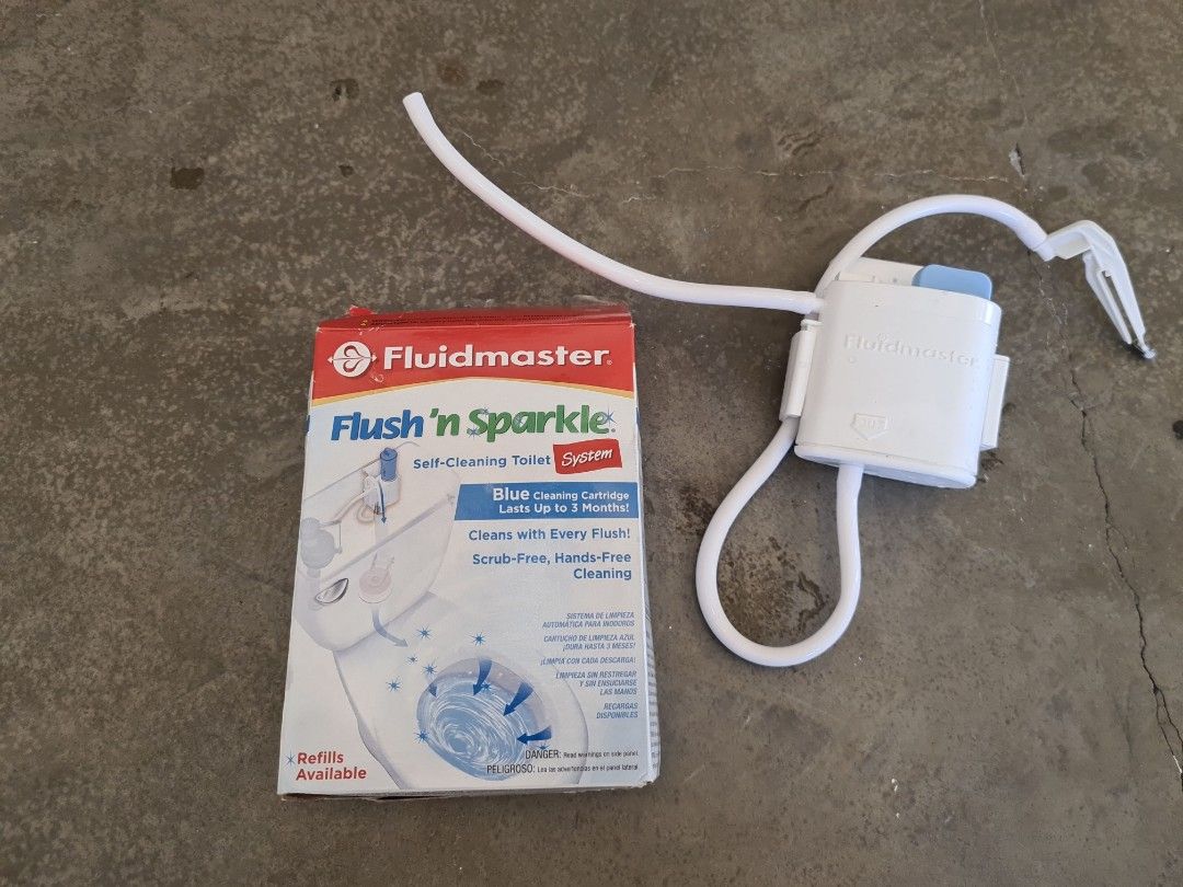 Fluidmaster 8100 flush 'n sparkle self cleaning toilet system ...