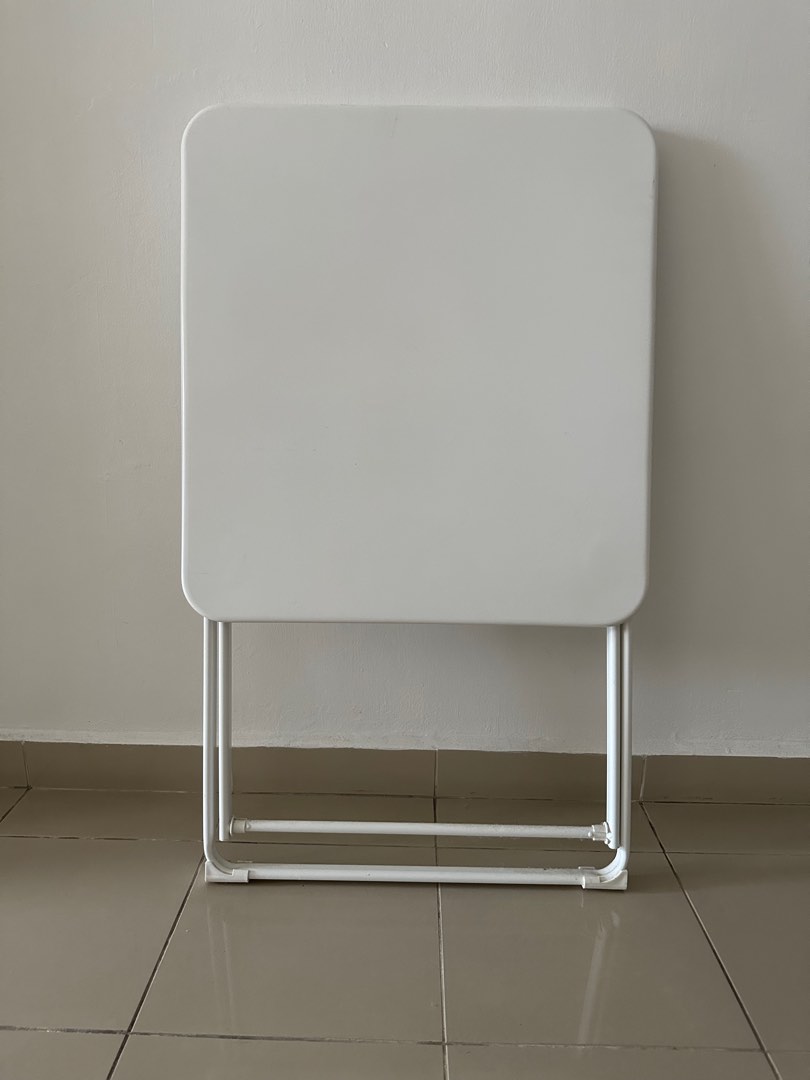 Foldable metal table, Furniture & Home Living, Furniture, Tables & Sets ...