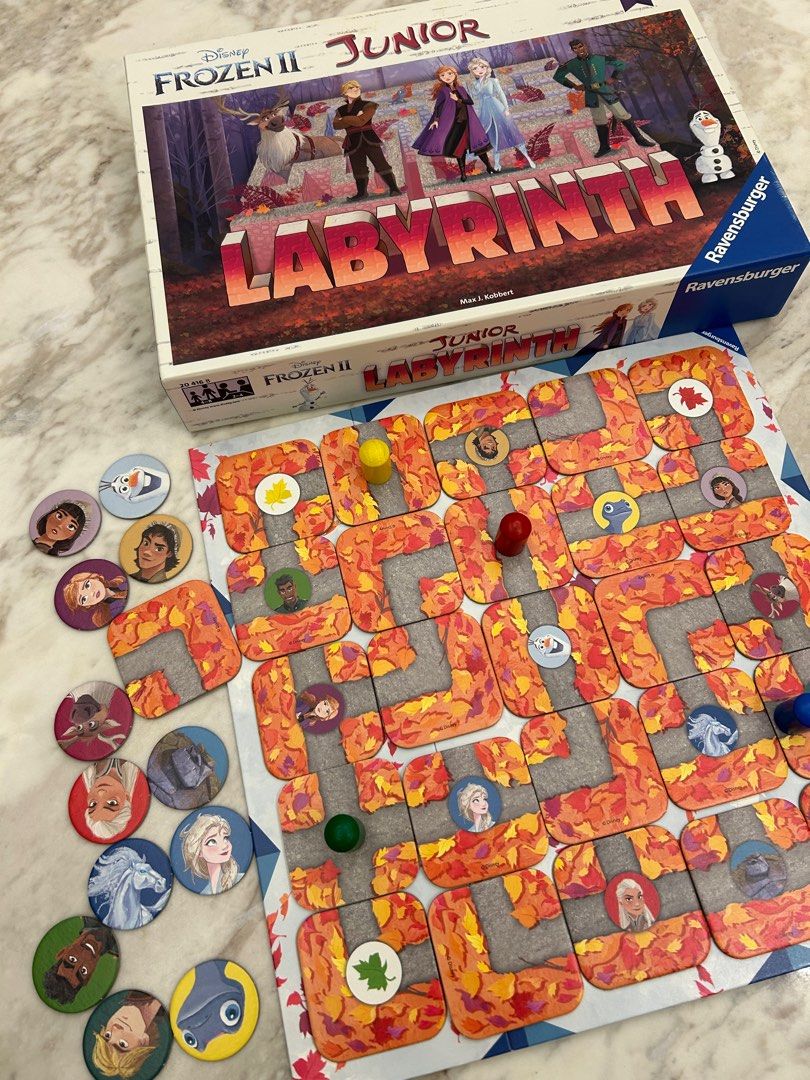 Frozen 2 Labyrinth Junior Board Game, Hobbies & Toys, Toys & Games on ...