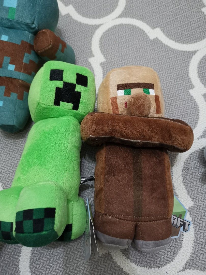 Furyu Minecraft Plush Toy, Hobbies & Toys, Toys & Games on Carousell